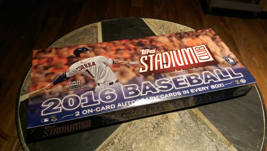 2016 Stadium Club Hobby Box | DocHoloday.com